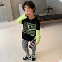 China Children's suit Multicolor spring and autumn children's printed two-piece set for boys, suitable for children aged 4-16 for sale