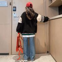China Thickened Warm Fashion Childrens Clothes Bear Embroidery Lamb Fleece Jacket for sale