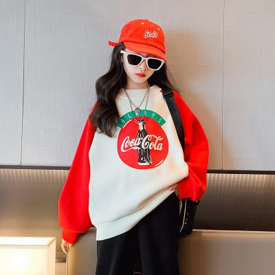 China Aged 4-16 Childrens Winter Clothes Korean Edition Toddler Girls Sweatshirts for sale
