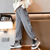 China Size 120-170 Childrens Winter Clothes Thickened Warm Girls Joggers Sweatpants for sale