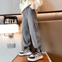 China Size 120-170 Childrens Winter Clothes Thickened Warm Girls Joggers Sweatpants for sale