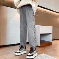 China Size 120-170 Childrens Winter Clothes Thickened Warm Girls Joggers Sweatpants for sale