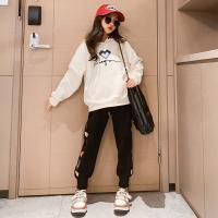 China Windproof Casual Grey Black Childrens Joggers Thick Warm For Girls Ages 4-16 for sale