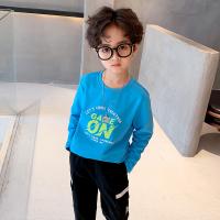 China Pure Cotton Spring Teen Boys Clothes Long Sleeved T Shirt Foreign Style for sale