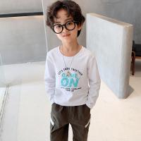 China Pure Cotton Spring Teen Boys Clothes Long Sleeved T Shirt Foreign Style for sale