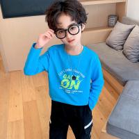 China Pure Cotton Spring Teen Boys Clothes Long Sleeved T Shirt Foreign Style for sale