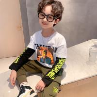 China Two Fake Pieces 6 Years Old Kids Boys T Shirt Spring Fashion for sale