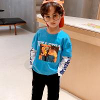 China Two Fake Pieces 6 Years Old Kids Boys T Shirt Spring Fashion for sale