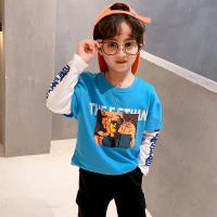 China Two Fake Pieces 6 Years Old Kids Boys T Shirt Spring Fashion for sale