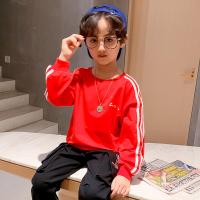China Boys Red Yellow 100 Cotton Long Sleeve Undershirts Sports Style for sale