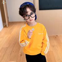 China Boys Red Yellow 100 Cotton Long Sleeve Undershirts Sports Style for sale
