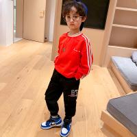 China Boys Red Yellow 100 Cotton Long Sleeve Undershirts Sports Style for sale