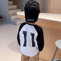 China Skin Friendly Teen Boys Clothes Raglan Sleeve Sweatshirt Size 110-160 for sale