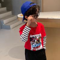 China Red White 100 Cotton Childrens Plain Sweatshirts Crewneck Sweatshirts For Guys for sale