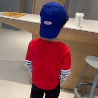China Red White 100 Cotton Childrens Plain Sweatshirts Crewneck Sweatshirts For Guys for sale