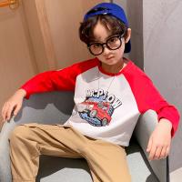China Handsome Pure Cotton Teen Boys Clothes Long Sleeved Crewneck Raglan Sweatshirt for sale