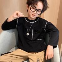 China Spring Autumn Aged 4-13 Boys Long Sleeves Sweatshirts Round Collar Handsome for sale