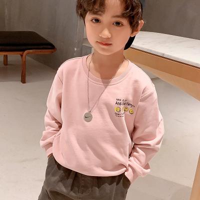 China Big Boy Childrens Spring Clothes Terry Crewneck Sweatshirt for sale