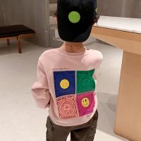 China Big Boy Childrens Spring Clothes Terry Crewneck Sweatshirt for sale