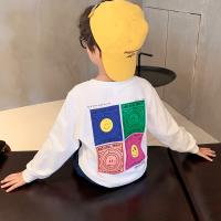China Big Boy Childrens Spring Clothes Terry Crewneck Sweatshirt for sale