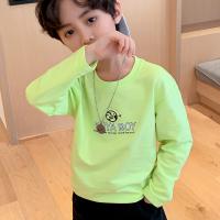 China Round Collar Childrens Boys Long Sleeve Undershirt Delicate Soft Skin Friendly for sale