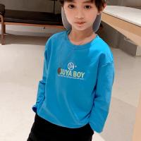 China Round Collar Childrens Boys Long Sleeve Undershirt Delicate Soft Skin Friendly for sale