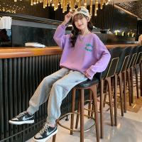 China Trend Sports Matching Jumper And Joggers Set For Girls 6-16 for sale