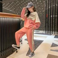 China Rib Cuffs Matching Hoodie And Sweatpants Set Fashionable Size 120 130 140 for sale