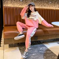 China Rib Cuffs Matching Hoodie And Sweatpants Set Fashionable Size 120 130 140 for sale