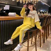 China Rib Cuffs Matching Hoodie And Sweatpants Set Fashionable Size 120 130 140 for sale