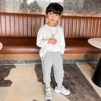 China Spring Autumn Children Handsome Loose Slacks Lie Fallow Style for sale