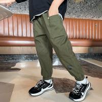 China Boys' Buntoe Embroidered Sweatpants Handsome Loose Slacks For Spring Autumn for sale