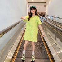 China Girls Summer Pure Cotton Long T-Shirt Skirt New Foreign Style for sale