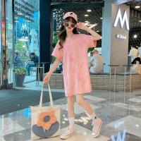 China Girls Summer Pure Cotton Long T-Shirt Skirt New Foreign Style for sale