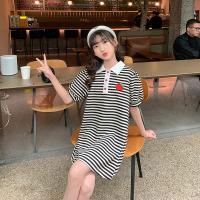 China Girls Summer Pure Cotton Long T-Shirt Skirt New Foreign Style for sale
