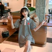 China Girls Summer Pure Cotton Long T-Shirt Skirt New Foreign Style for sale