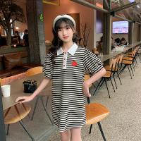 China Girls Summer Pure Cotton Long T-Shirt Skirt New Foreign Style for sale