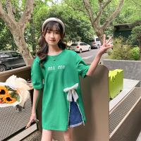 China Girls Summer Dress New Foreign Style Pure Cotton Long T-Shirt Skirt for sale