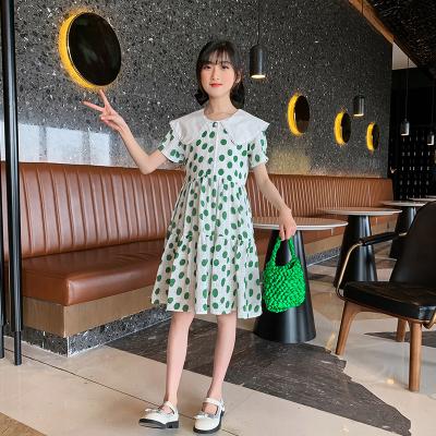 China Girls Big Clothing Princess Skirt green Broken Flower Children Skirt for sale