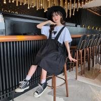 China Girls Suit Summer Round Collar T-Shirt Net Gauze Skirt Fashionable Two Sets for sale