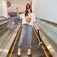 China Pure Cotton material Girls Summer T-Shirt New Foreign Style for sale