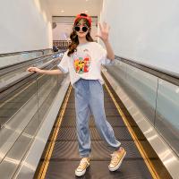 China Pure Cotton material Girls Summer T-Shirt New Foreign Style for sale