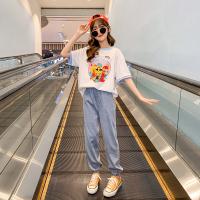 China Pure Cotton material Girls Summer T-Shirt New Foreign Style for sale