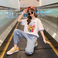 China Pure Cotton material Girls Summer T-Shirt New Foreign Style for sale