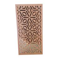 China Star Laser Cut Decorative Panels 1.5mm 2mm 3mm Metal Garden Screening Panels for sale