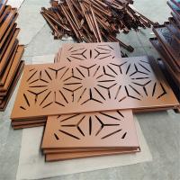 China Galvanized Steel Metal Laser Cut Privacy Screen / Corten Steel Screen Panels for sale