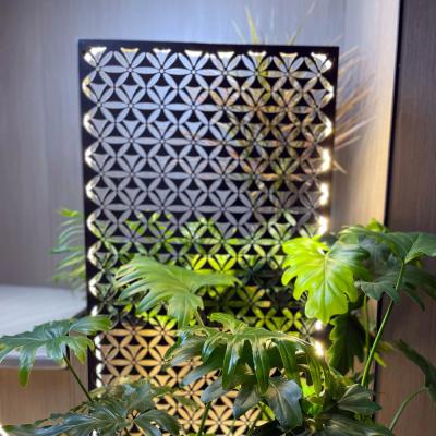 China Metal Laser Cut Privacy Screen Decorative Metal Room Dividers Customized Color for sale