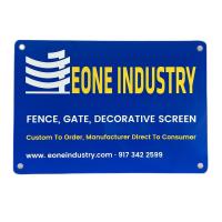China Temporary Chain Link Aluminum Fence Signs 13