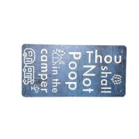 China 0.6mm Thick Temporary Mesh Fence Signs Welded Aluminum Decorative Fence Signs for sale