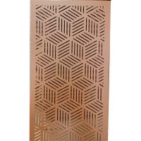 China Customized Color Laser Cut Decorative Metal Screens Fence Panels for sale